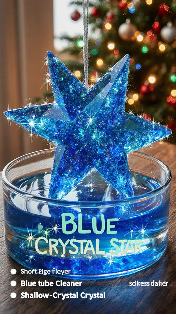 Blue Crystal Star