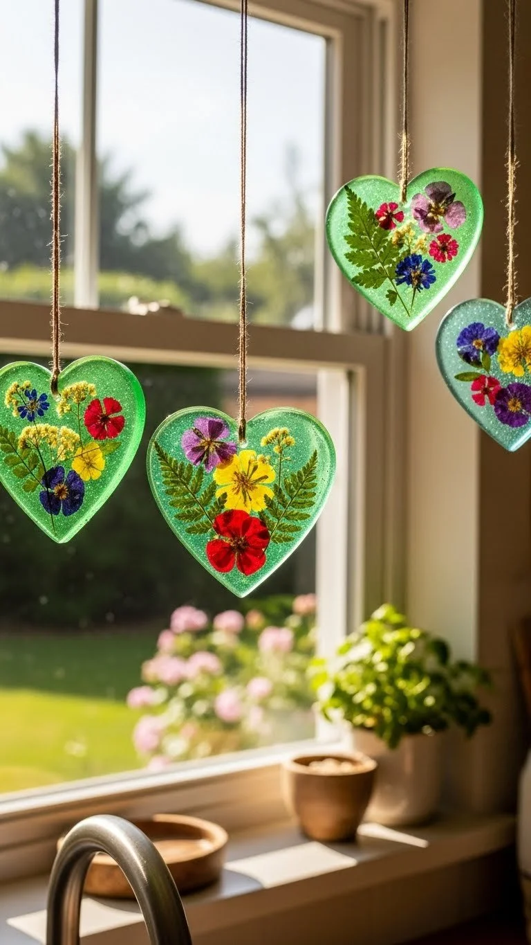 DIY Bioplastic Suncatchers