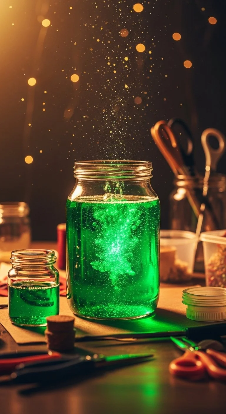 DIY Glowing Bubble Lamps