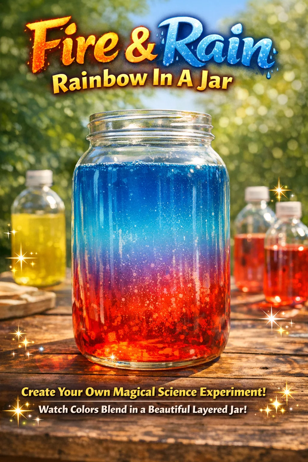 Fire & Rain Rainbow In A Jar