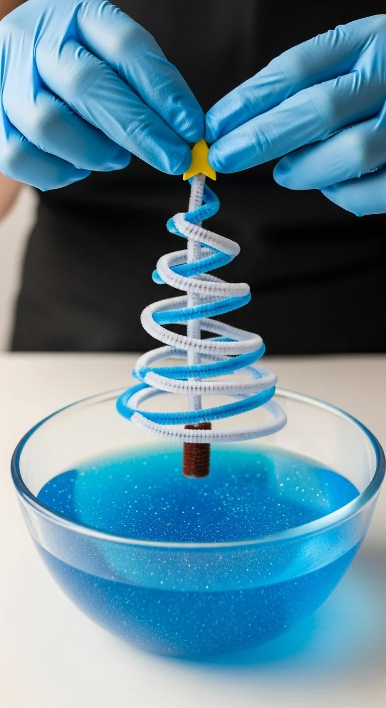 Frozen Elsa Snowy Tree Experiment