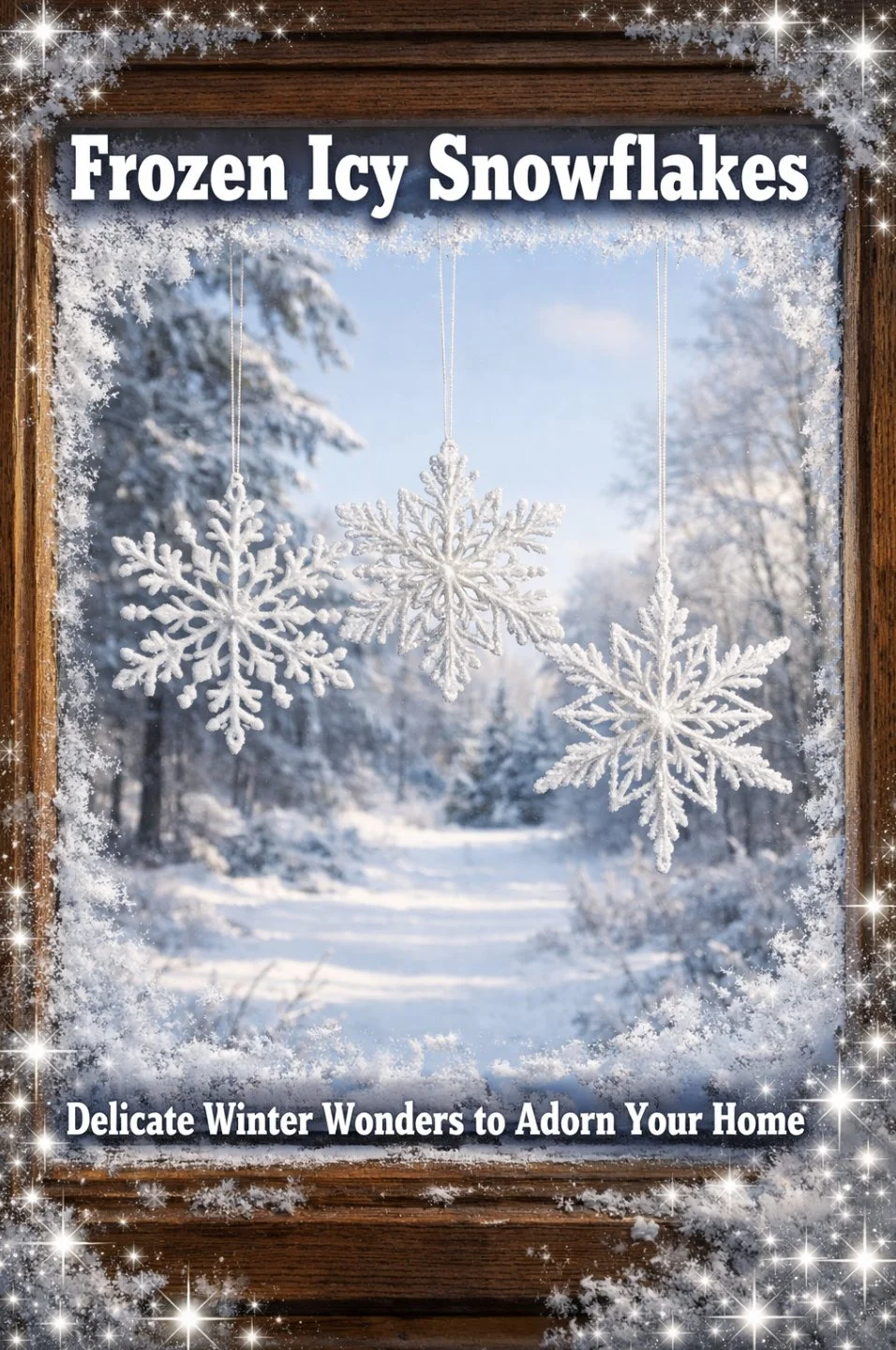 Frozen Icy Snowflakes
