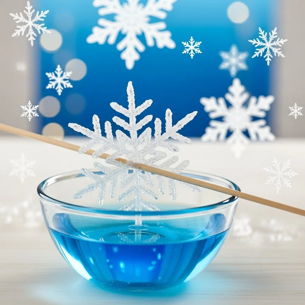 Ice Crystal Ornaments