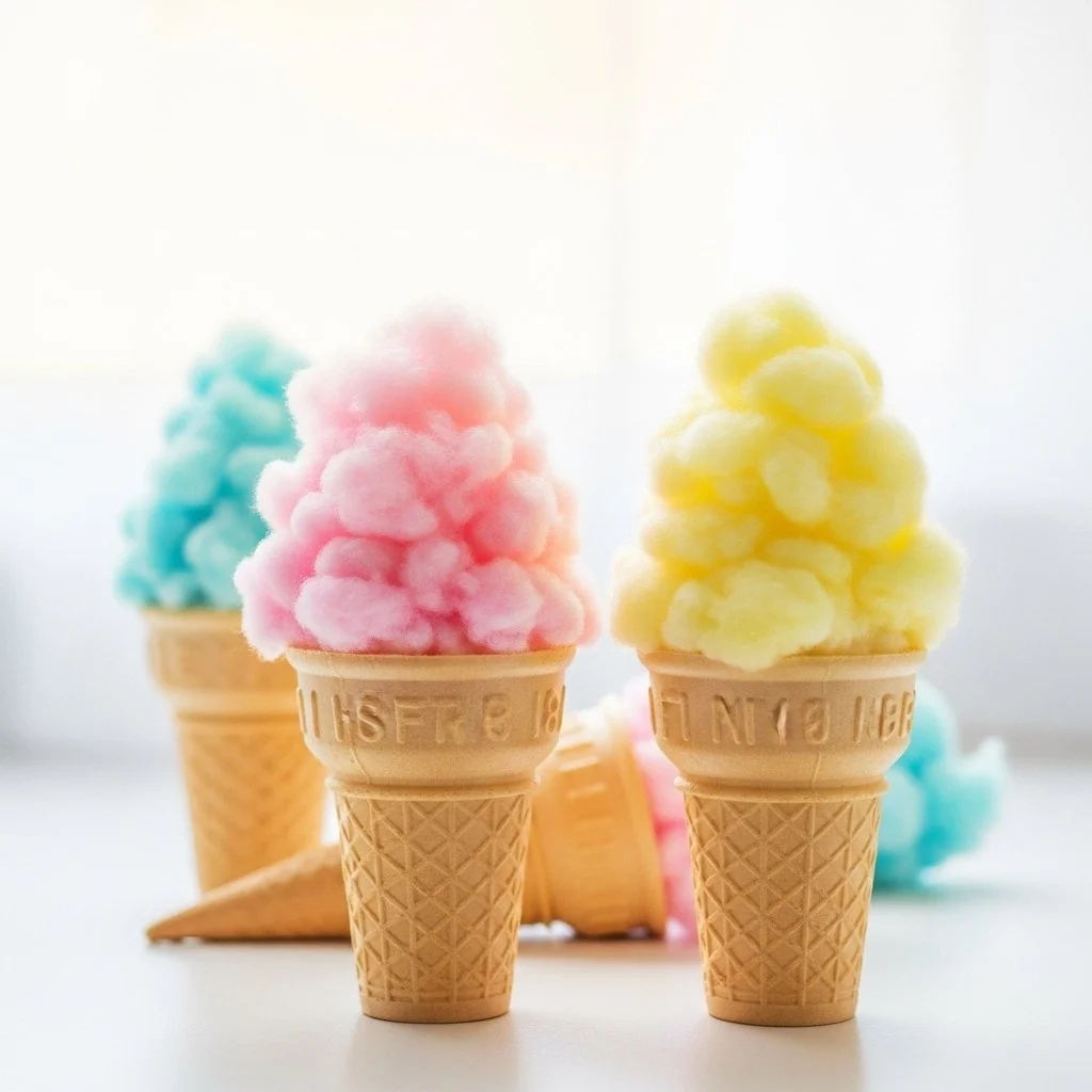 Sponge Painted Ice Cream Craft
