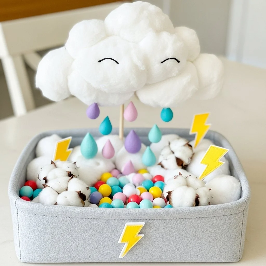 Thundercloud Sensory Bin
