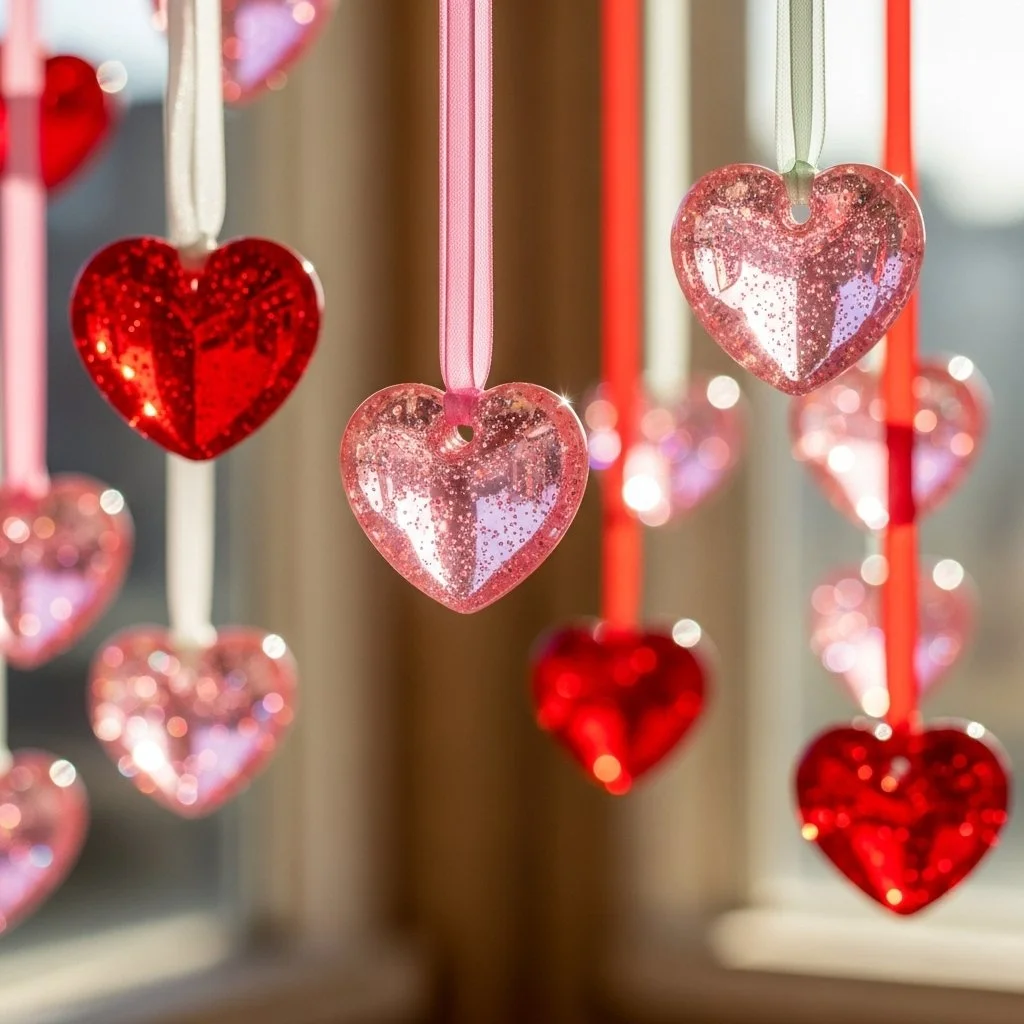 Valentine Glue Gem Hearts