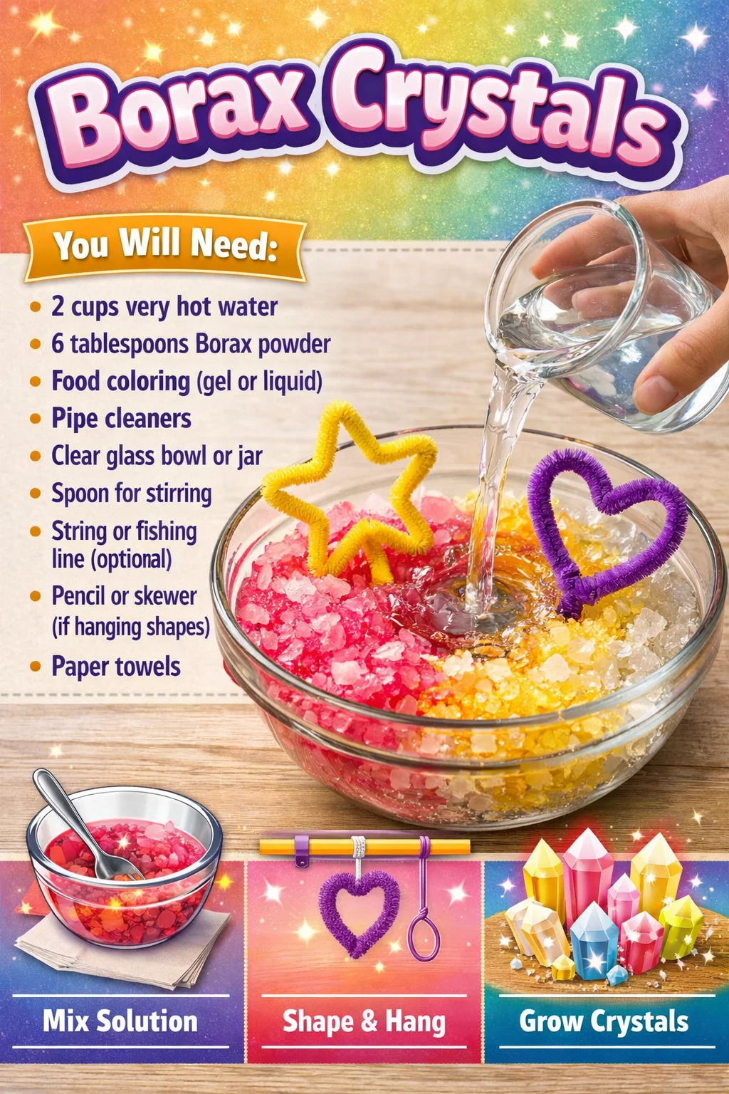 Borax Crystals
