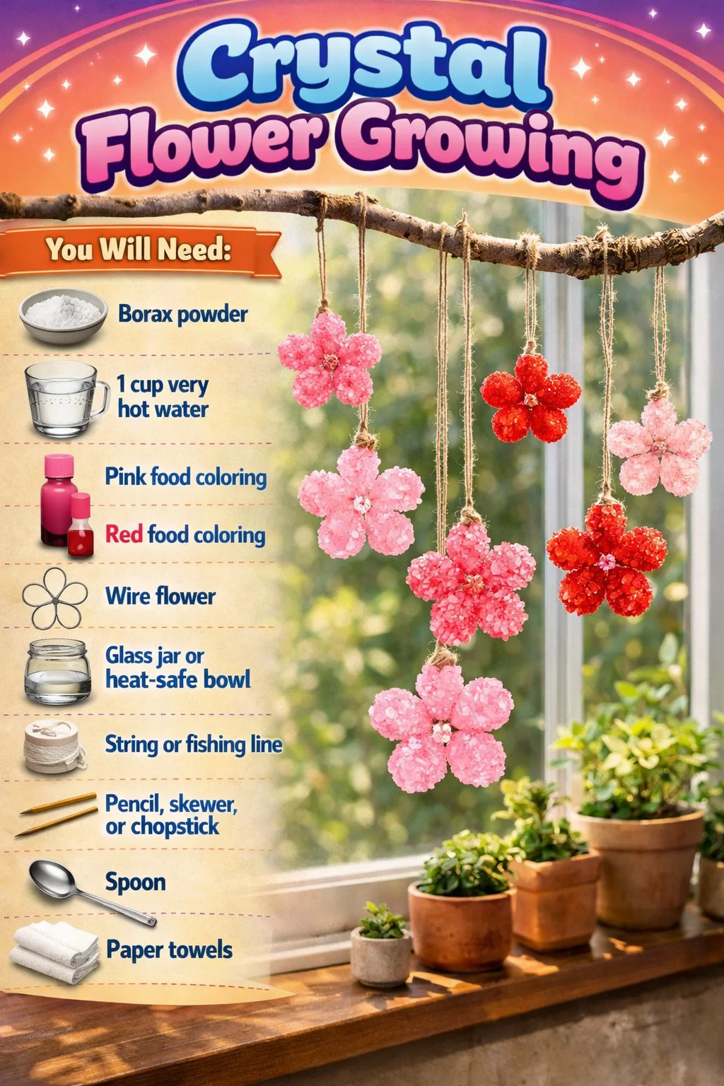 Crystal Flower Growing