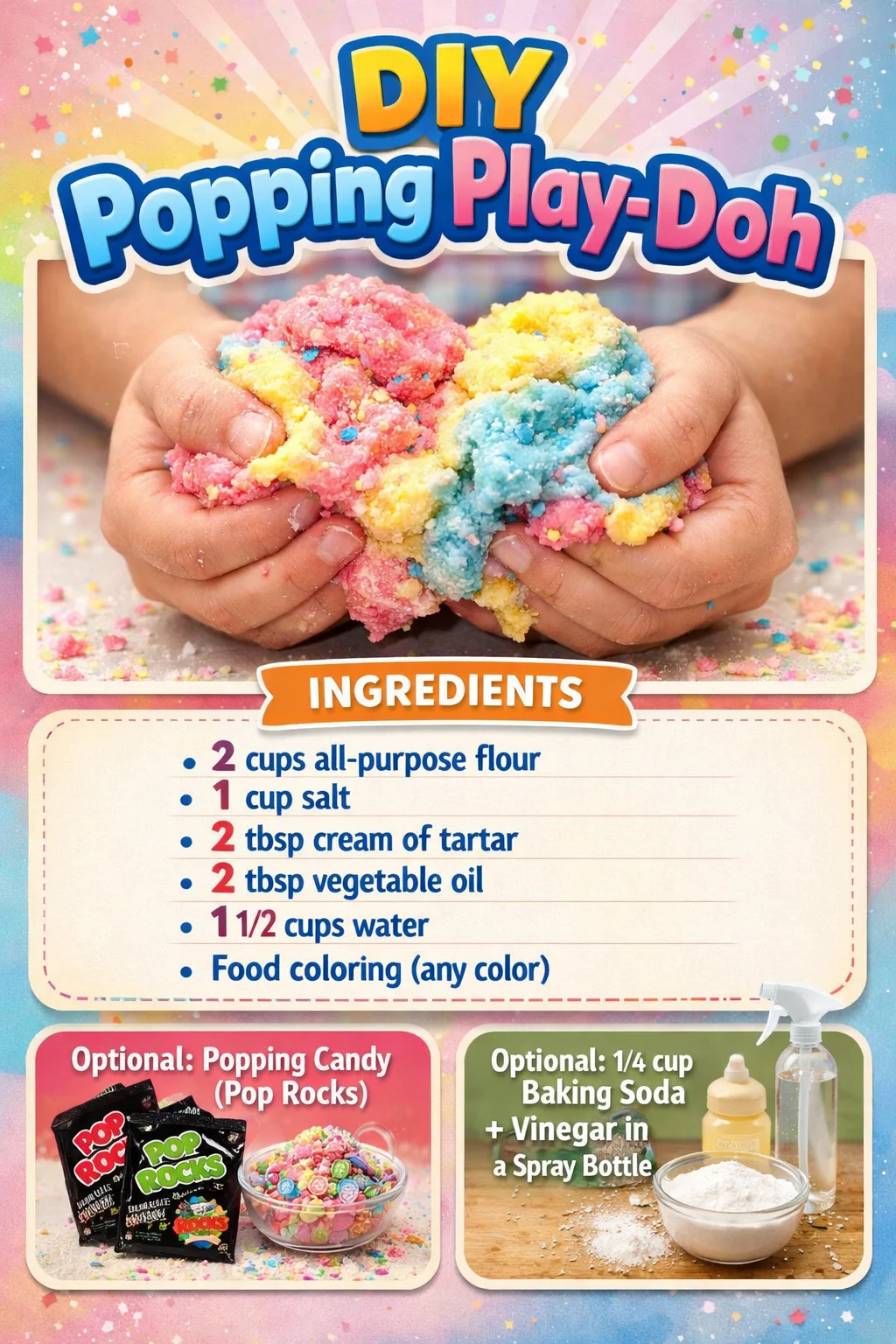DIY Popping Play-Doh