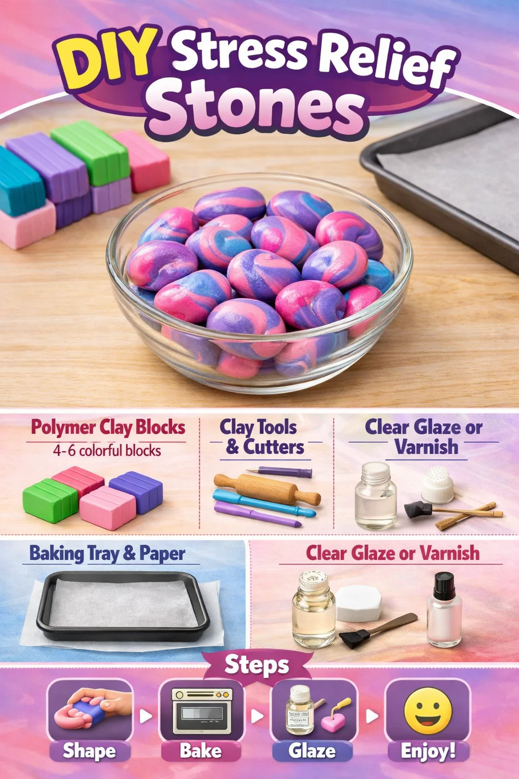 DIY Stress Relief Stones