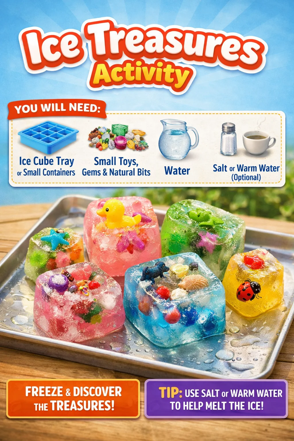 Ice Treasures Activity