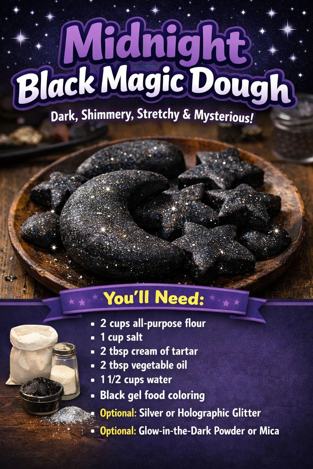 Midnight Black Magic Dough