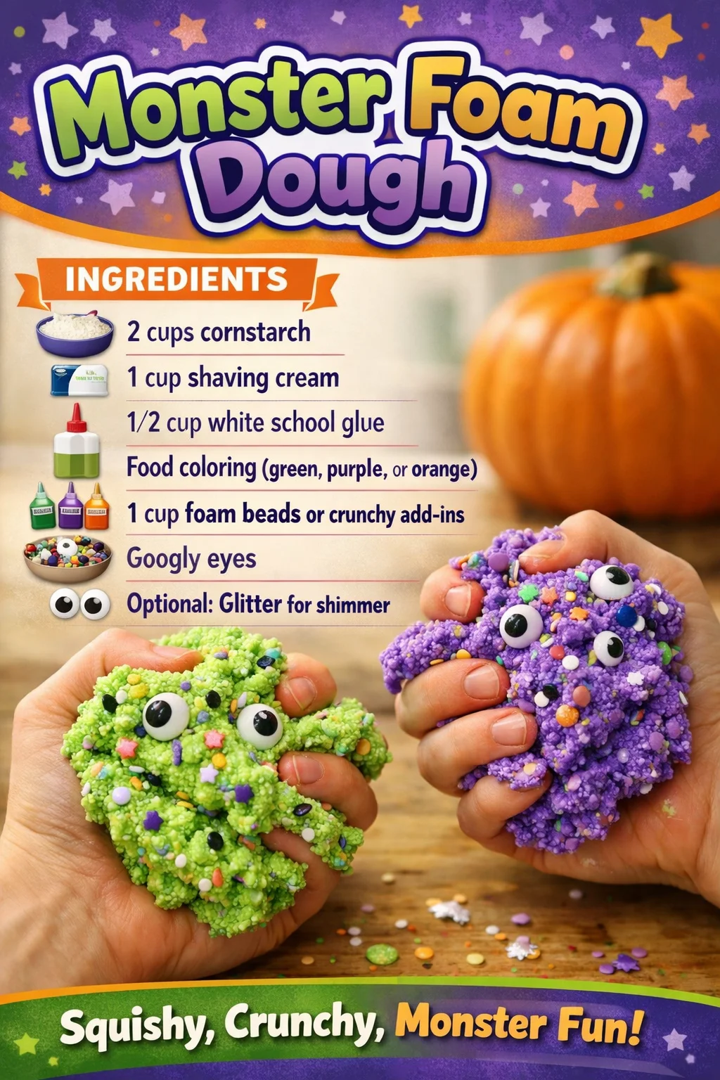 Monster Foam Dough