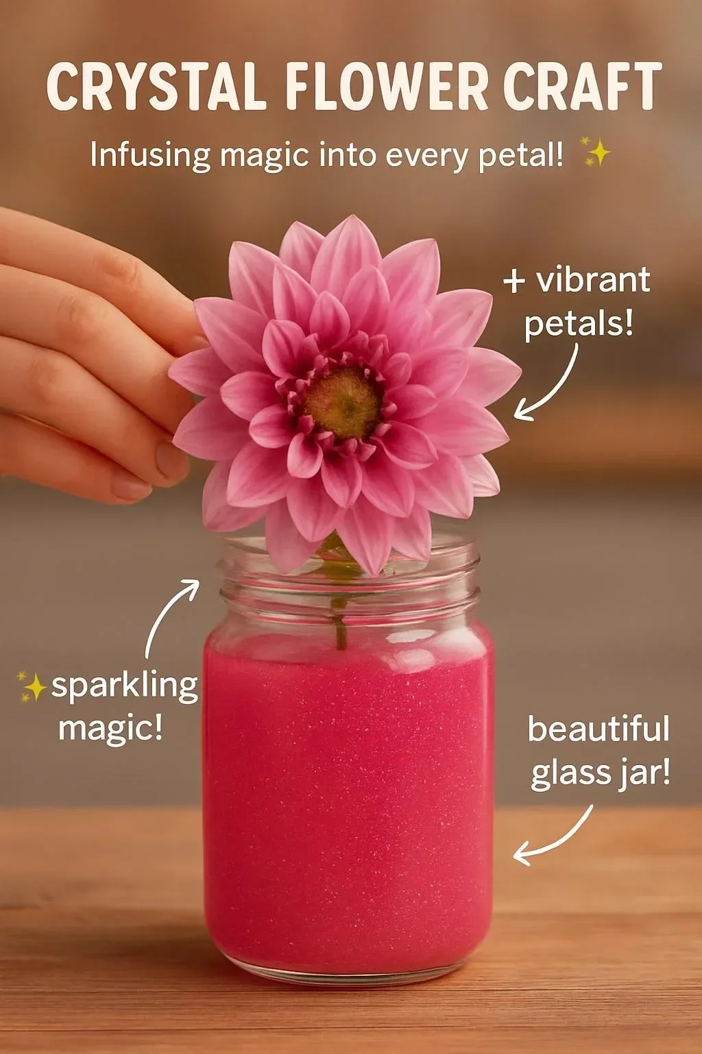 Crystal Flower Craft