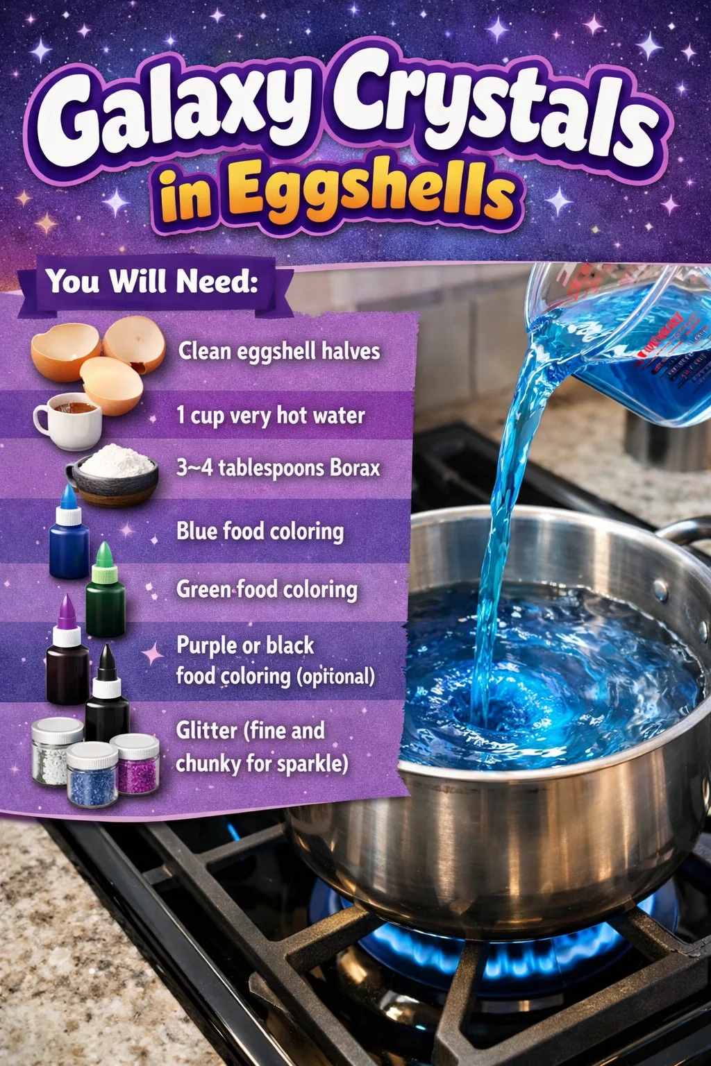 Galaxy Crystals in Eggshells