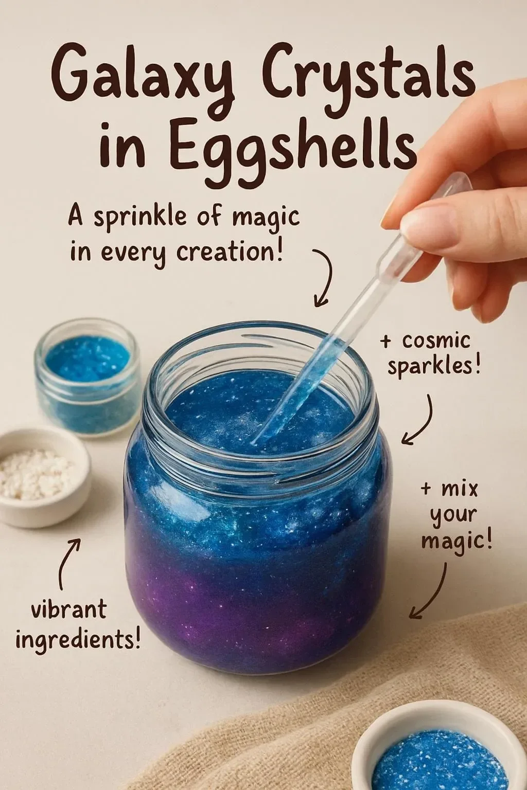 Galaxy Crystals in Eggshells