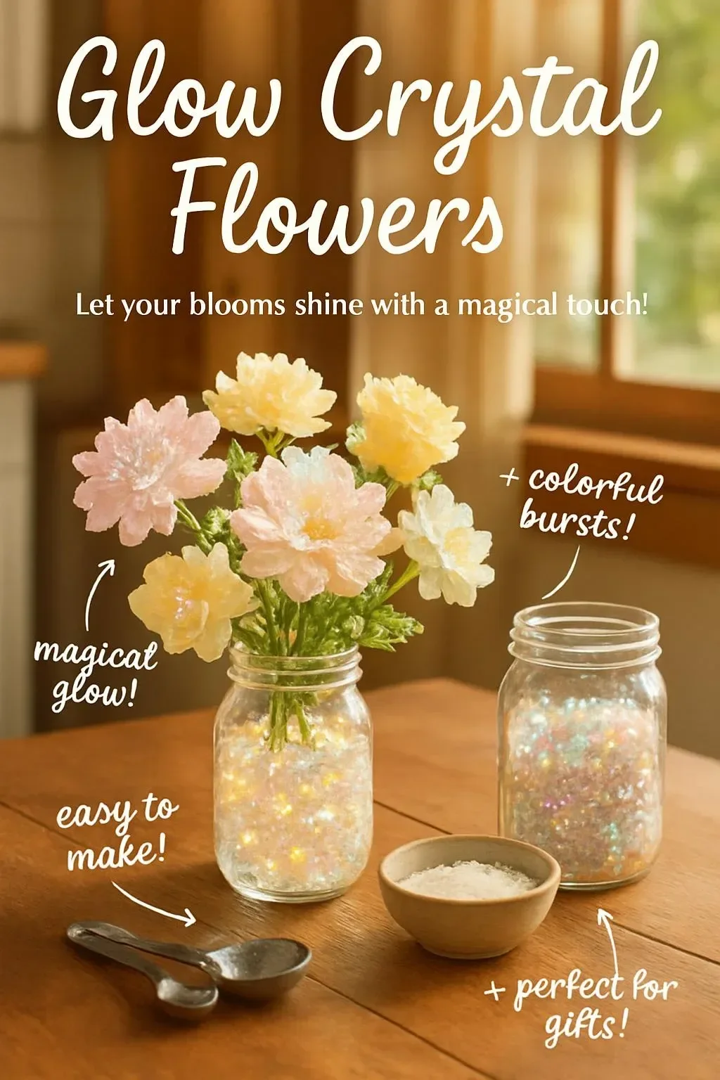 Glow Crystal Flowers