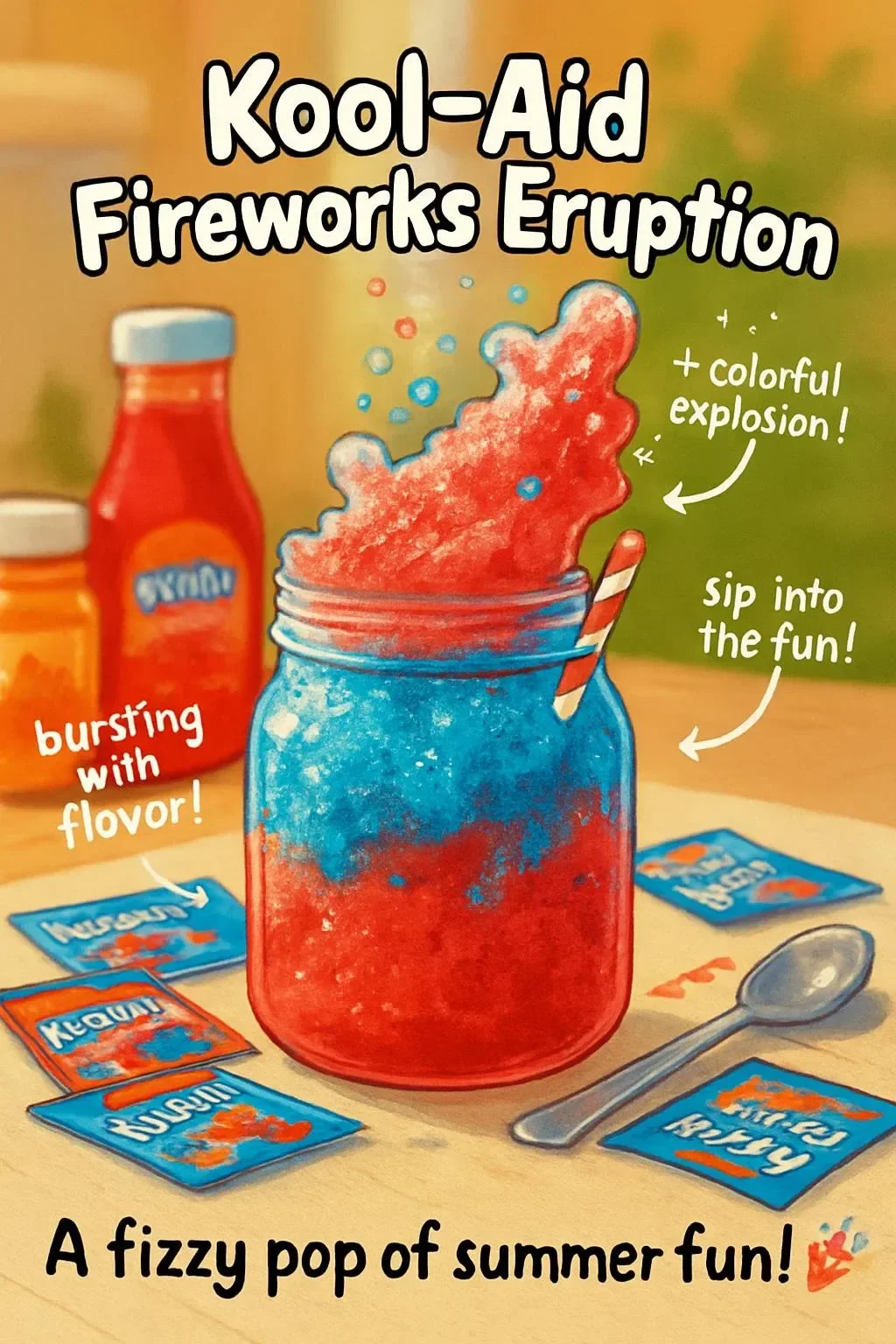 Kool-Aid Fireworks Eruption