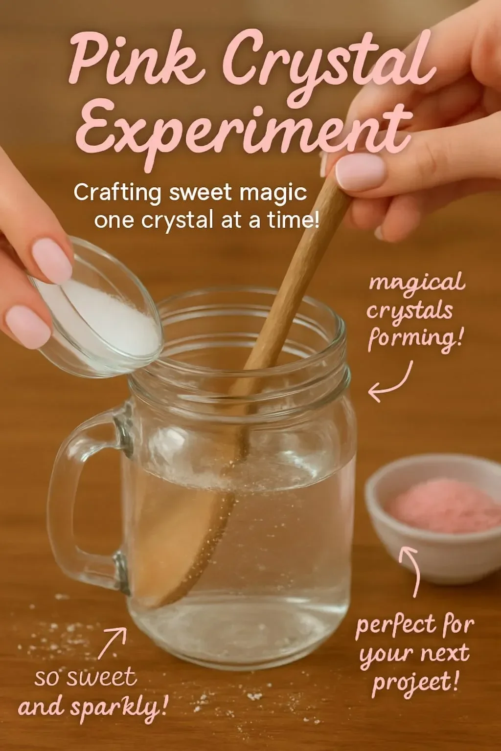Pink Crystal Experiment