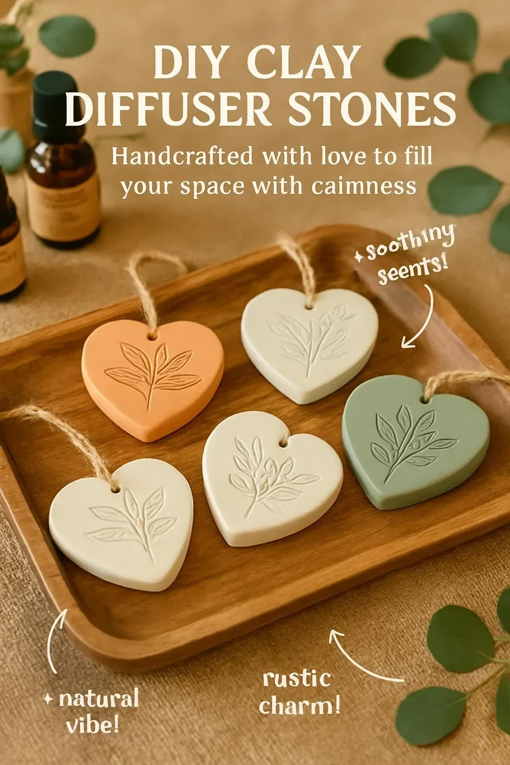 DIY Clay Diffuser Stones