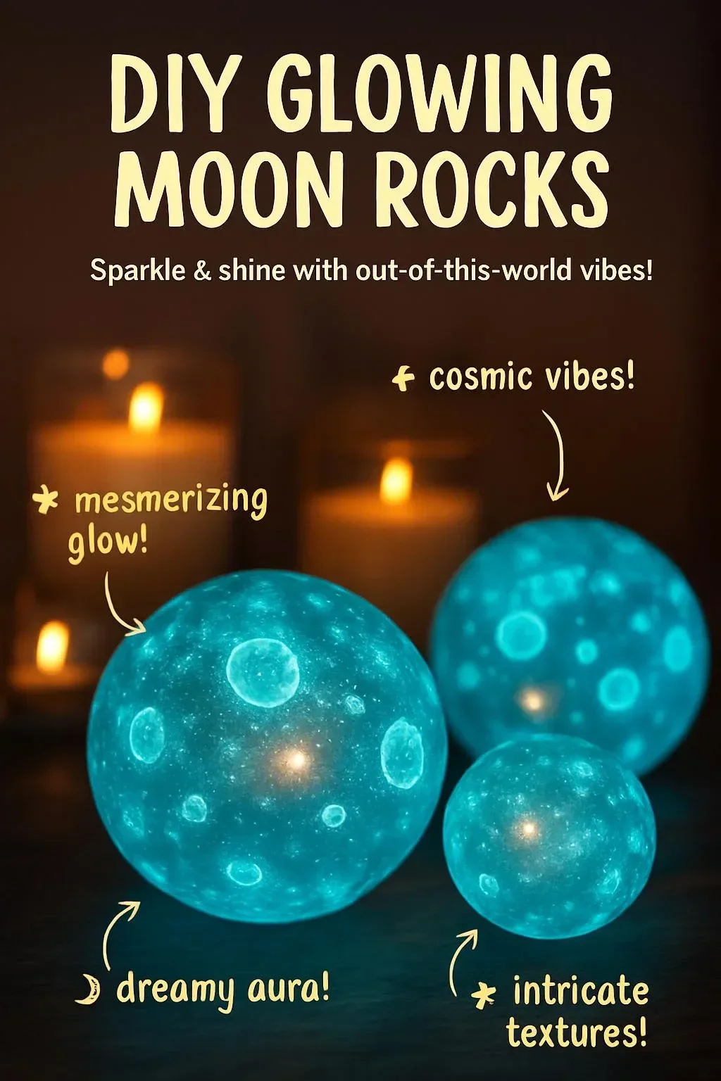 DIY Glowing Moon Rocks