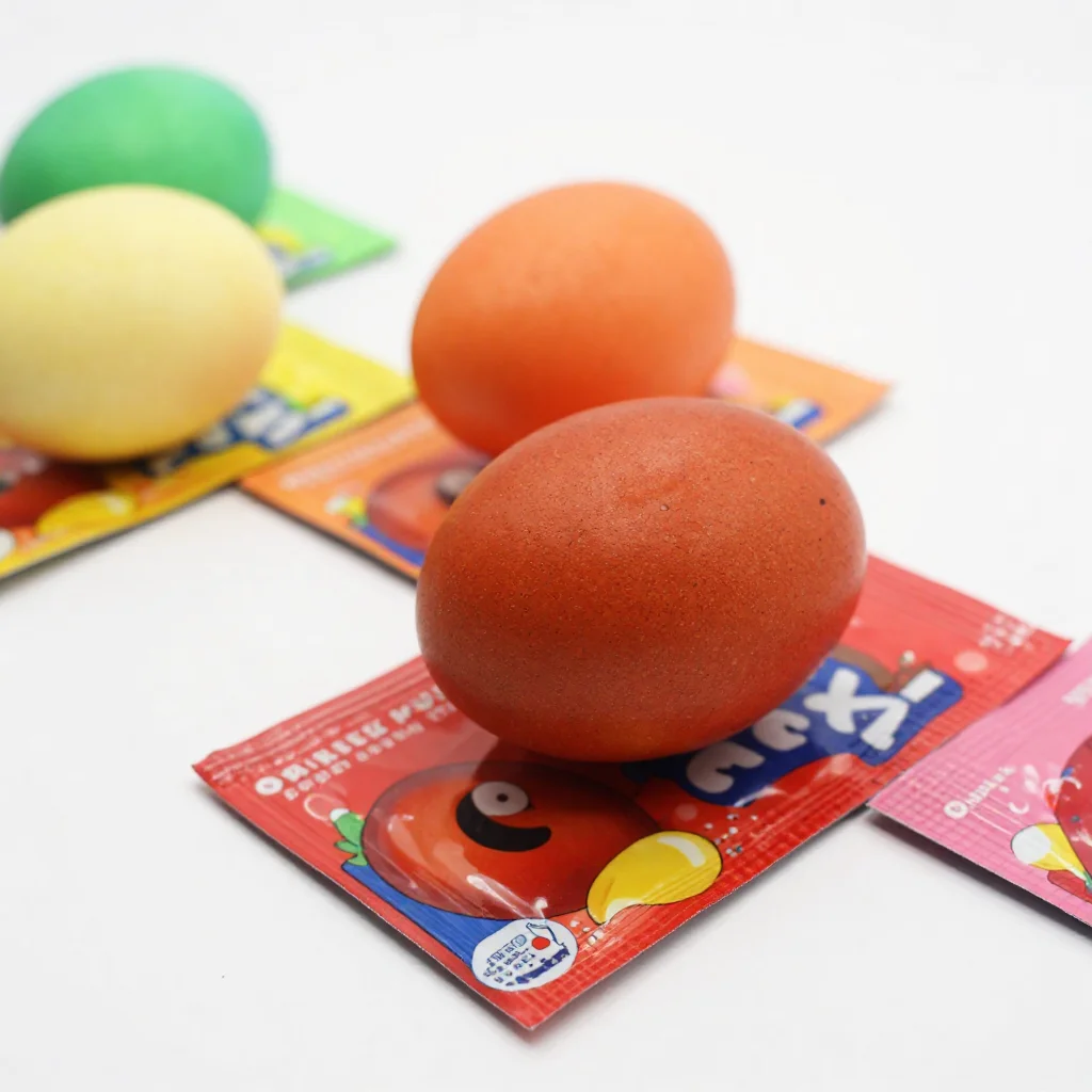 Dyeing Easter Eggs with Kool Aid
