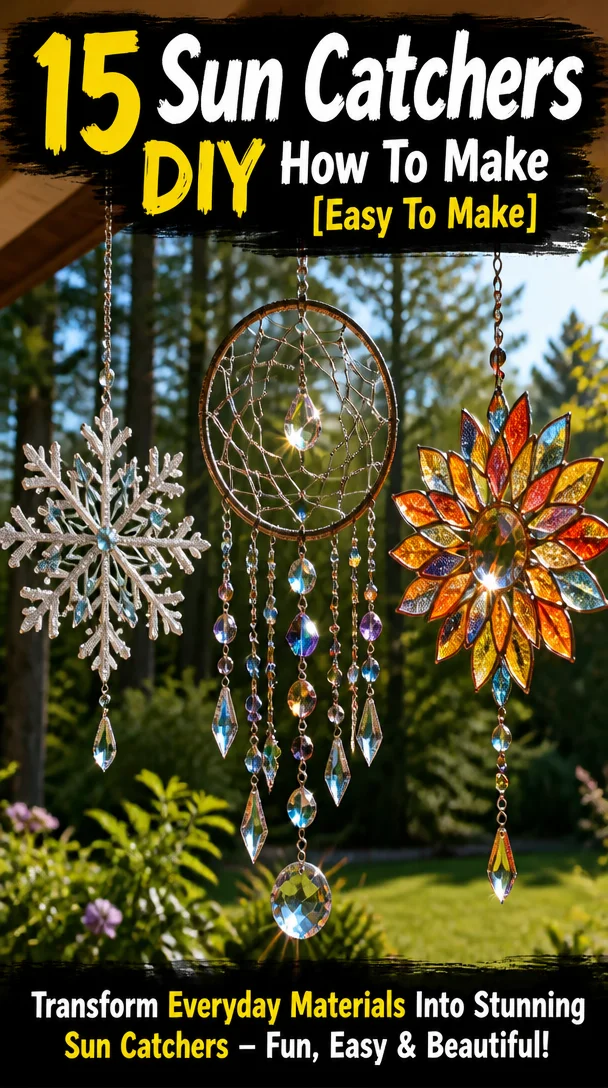 15 Sun Catchers DIY How To Make [Easy To Make]