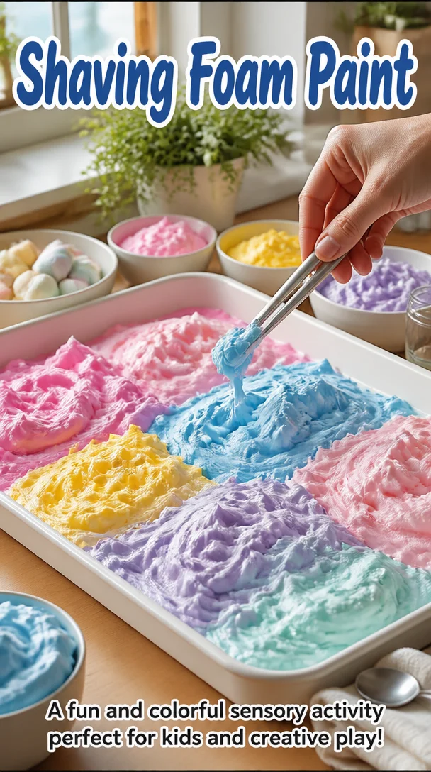 Shaving Foam Paint