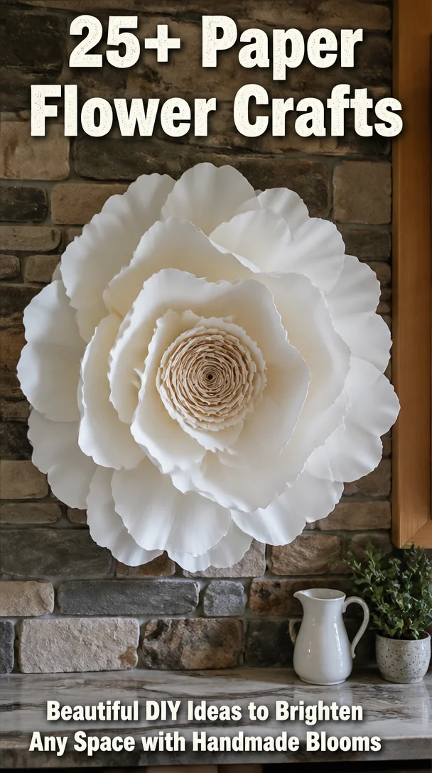 25+ Paper Flower Crafts