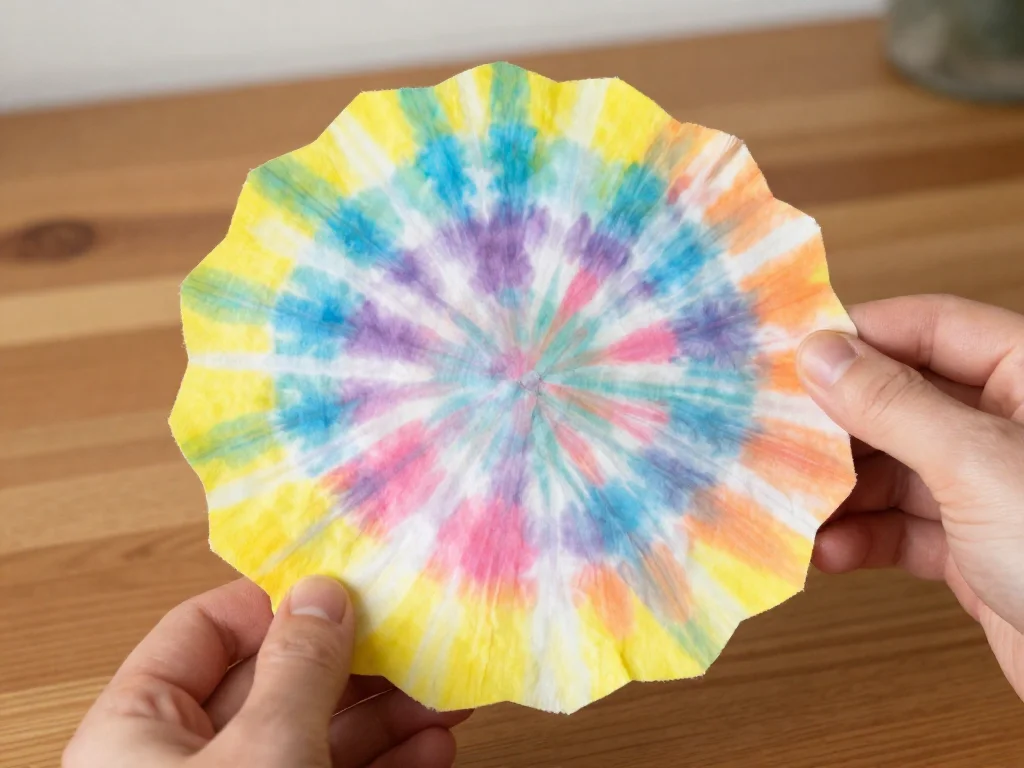 Coffee Filter Flower Craft
