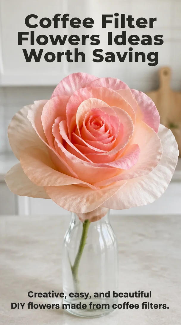 Coffee Filter Flowers Ideas Worth Saving