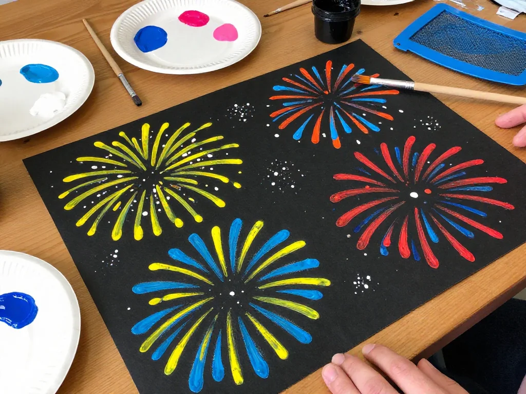 Fly Swatter Fireworks Prints
