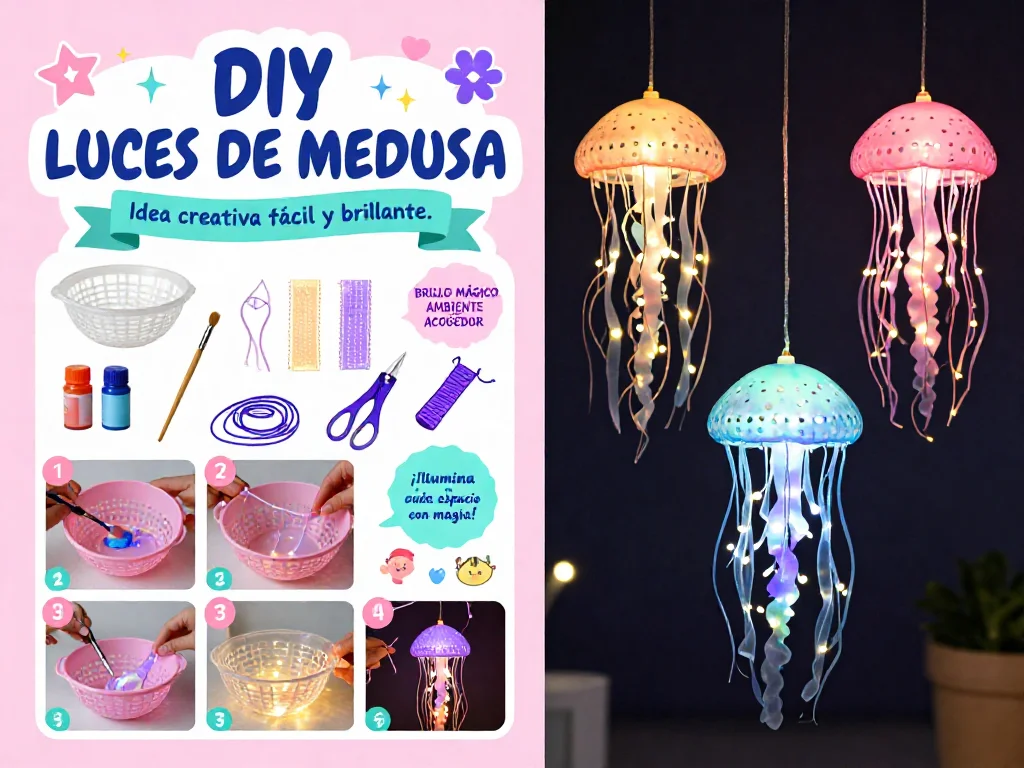 Glowing Jellyfish with Lights